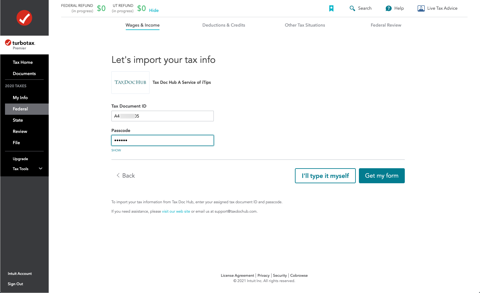 Turbo Tax Online E File Attachment Work Around